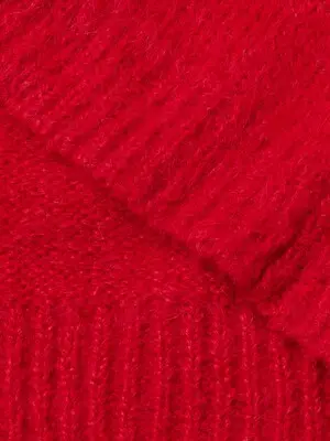 THE ELDER STATESMAN Thistle Suri Alpaca-blend Sweater - Red