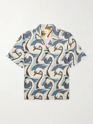 Men's Printed Camp Collar Shirts