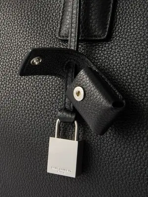 Saint Laurent Full-grain Leather Duffle Bag