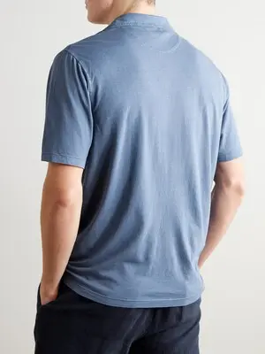 Hartford Lyocell And Cotton-blend Polo Shirt