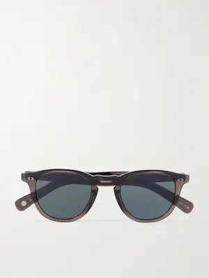 Garrett Leight Hampton X Round-frame Sunglasses - Gray