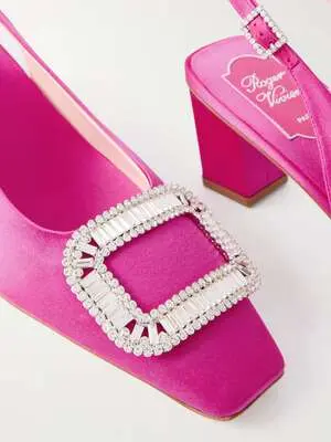 ROGER VIVIER Belle Vivier Pilgrim Slingback Pumps