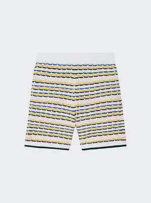 Casablanca Tuck Stitch Shorts - Multi