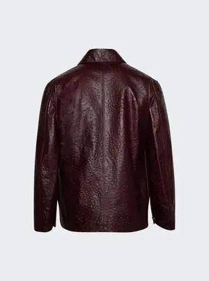Casablanca Leather Workwear Jacket