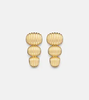 PAMELA ZAMORE Isla Oval Taper Earrings - Gold