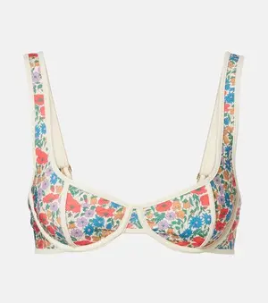 MONTCE Romy Floral Bikini Top - Multicoloured