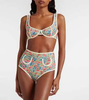 MONTCE Romy Floral Bikini Top