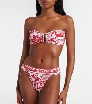 Farm Rio Printed Bikini Top