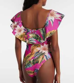 Farm Rio Printed One Piece Swimsuit