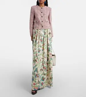 Etro Checked Cotton-blend Tweed Jacket - Multicoloured