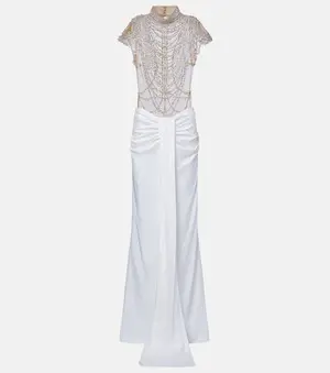CLIO PEPPIATT Zsa Zsa Embellished Gown
