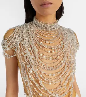 CLIO PEPPIATT Zsa Zsa Embellished Gown