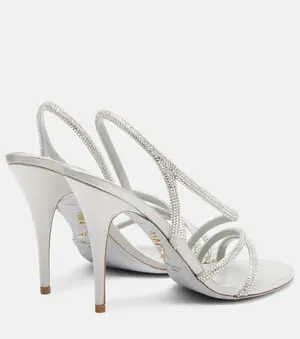 Rene Caovilla Crystal-embellished Sandals