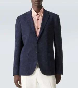 Etro Printed Jersey Blazer