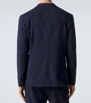 Etro Printed Jersey Blazer
