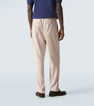 Etro Linen-blend Sweatpants