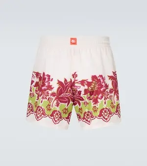 Etro Floral Swim Trunks - White