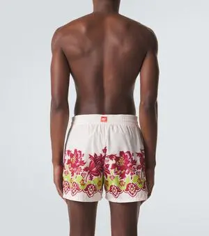 Etro Floral Swim Trunks - White