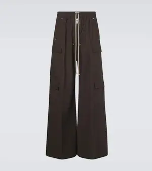Rick Owens Cargobelas Cotton Cargo Pants