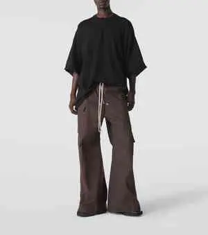 Rick Owens Cargobelas Cotton Cargo Pants