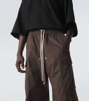 Rick Owens Cargobelas Cotton Cargo Pants