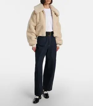 Givenchy Oversized Bomber Jacket - Beige