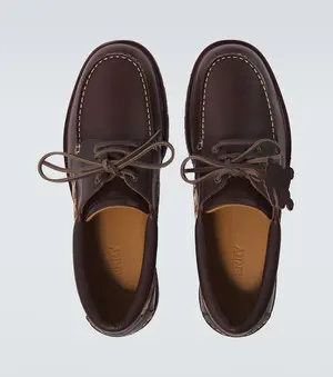 Burberry Leather Boat Shoes