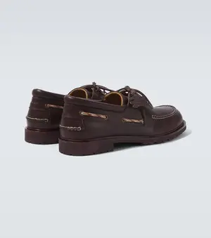 Burberry Leather Boat Shoes