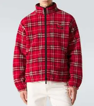 Burberry Check Wool-blend Jacket