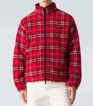 Burberry Check Wool-blend Jacket