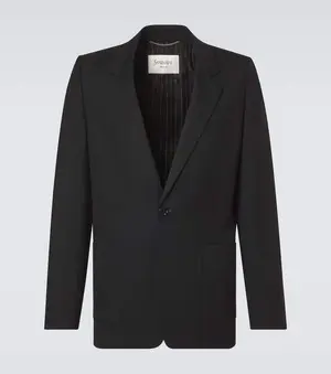 Saint Laurent Wool Gabardine Blazer