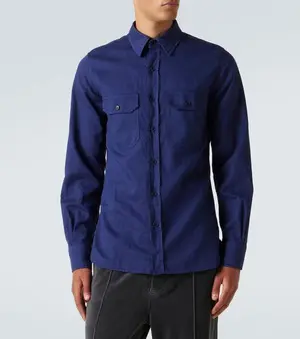 TOM FORD Cotton And Linen Drill Shirt