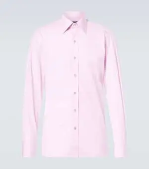 TOM FORD Cotton Poplin Shirt - Pink