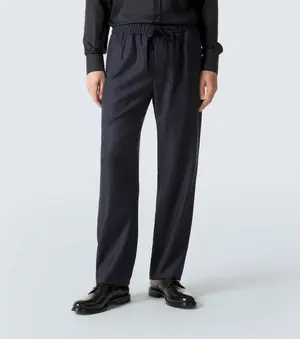 Dolce & Gabbana Virgin Wool Straight Trousers