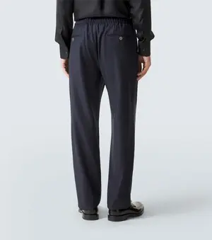 Dolce & Gabbana Virgin Wool Straight Trousers