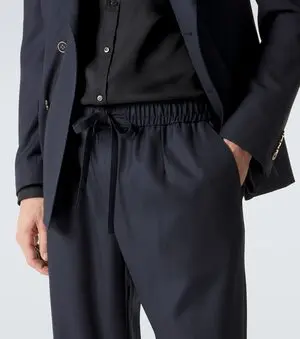 Dolce & Gabbana Virgin Wool Straight Trousers