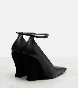Alaïa 110 Leather Wedges