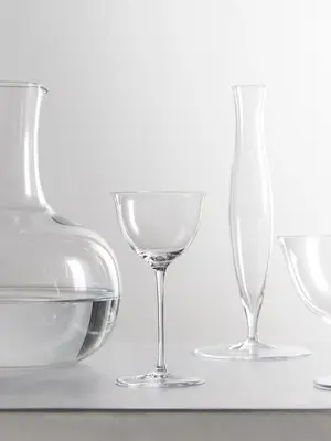 LOBMEYR Set Of Two Crystal Wine Glasses