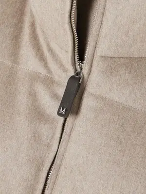 Max Mara Quilted Brushed-cashmere Down Jacket - Neutrals