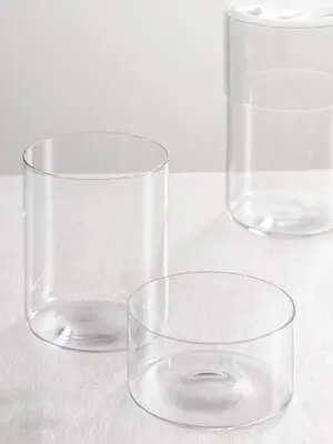 LOBMEYR Strnad Set Of Two Crystal Glass Boxes
