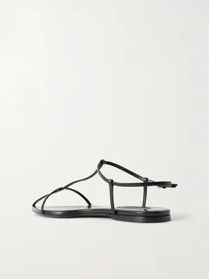 JIL SANDER Leather Point-toe Sandals
