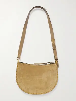 Isabel Marant Oskan Soft Suede Shoulder Bag