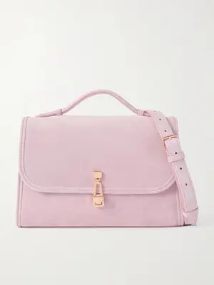 Gabriela Hearst Leonora Medium Suede Tote - Pink