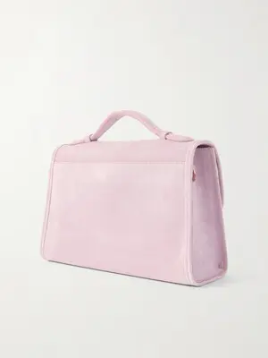 Gabriela Hearst Leonora Medium Suede Tote - Pink