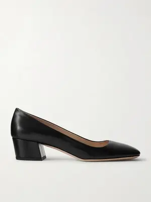 Gabriela Hearst Agathe 40 Leather Pumps - Black