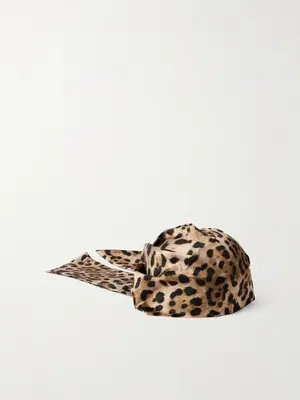 Eugenia Kim Gigi Leopard-print Headscarf - Animal Print