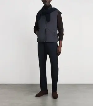 MOORER Senio Gilet - Navy