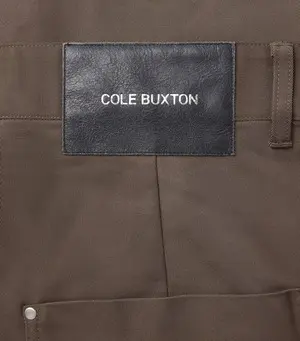 COLE BUXTON Gabardine Carpenter Trousers