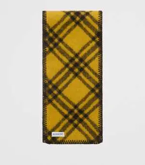 Burberry Wool Check Scarf