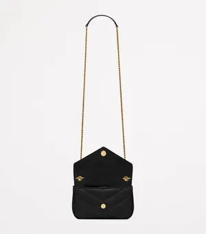 Saint Laurent Mini Loulou Shoulder Bag - Black